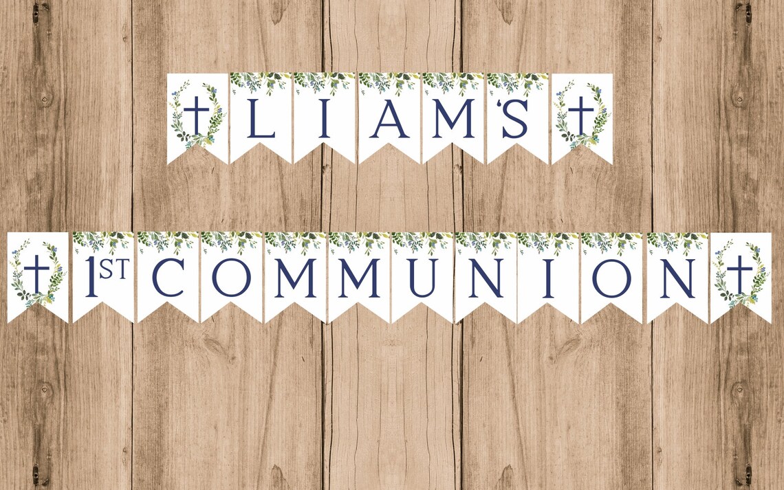 First Holy Communion Bookmark, First Communion Boy, Communion Favors ...