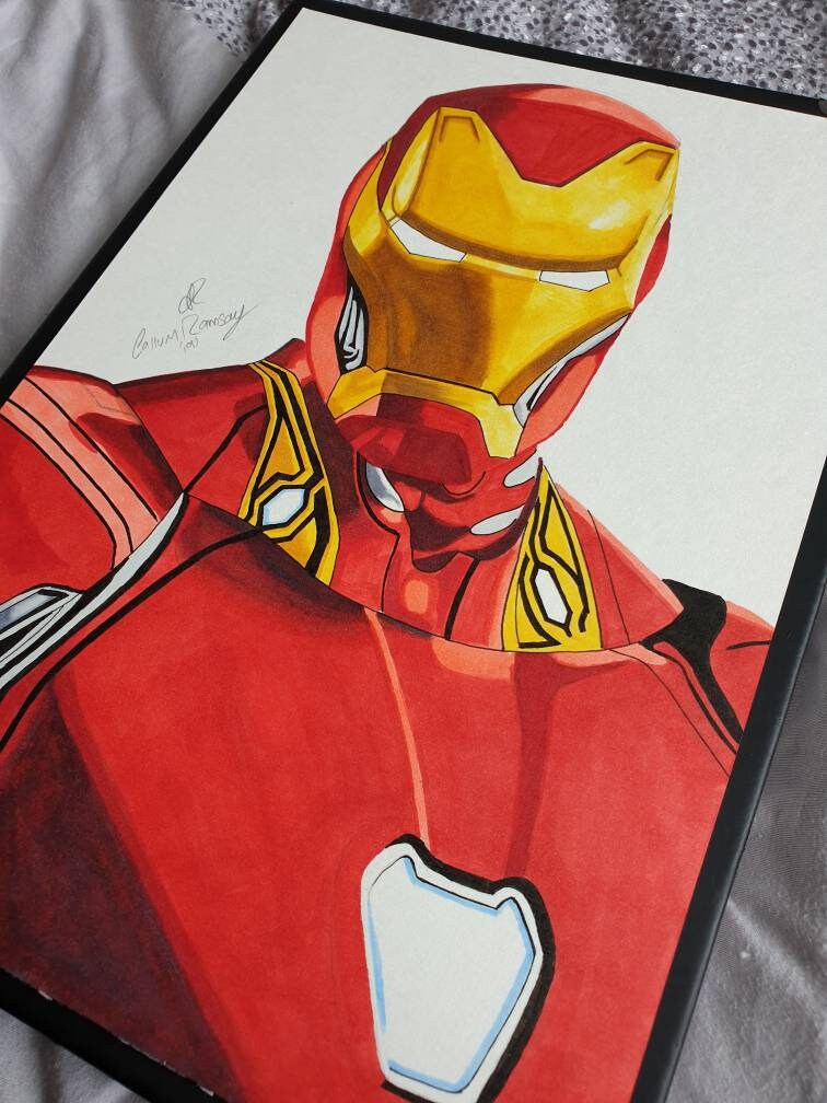 A4 Iron Man Print - Etsy