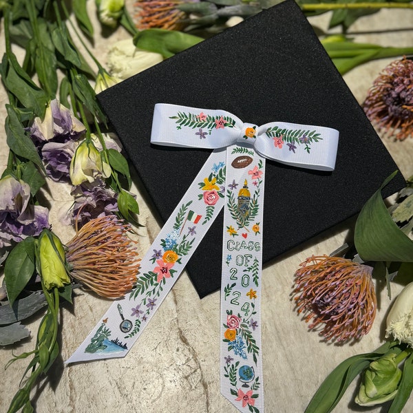 Graduation Cap Bow - Etsy