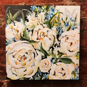 12x12 Custom Bouquet Painting - Etsy