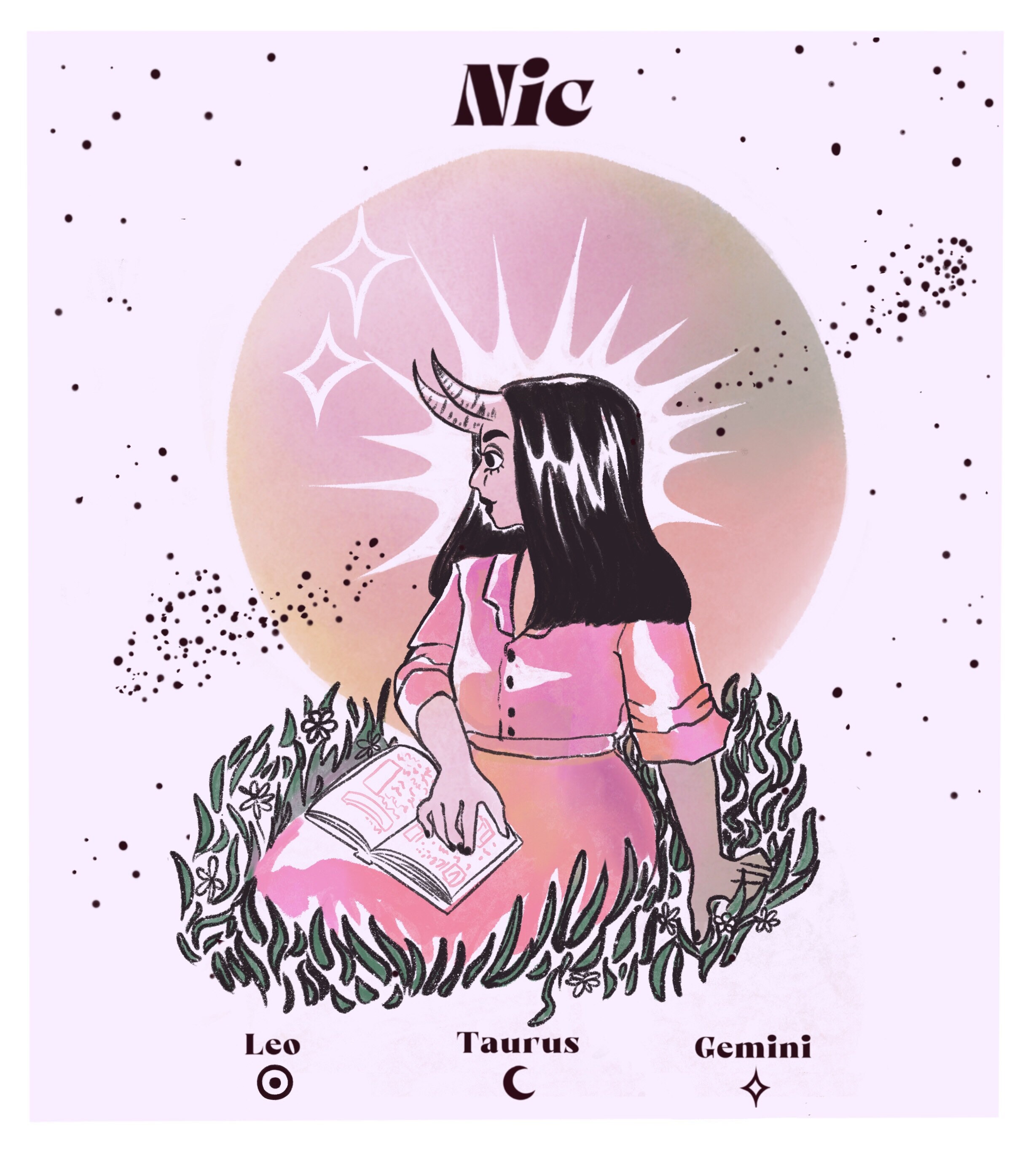 Astrology Portrait and Color Palette Reading: Personalized Commission ...