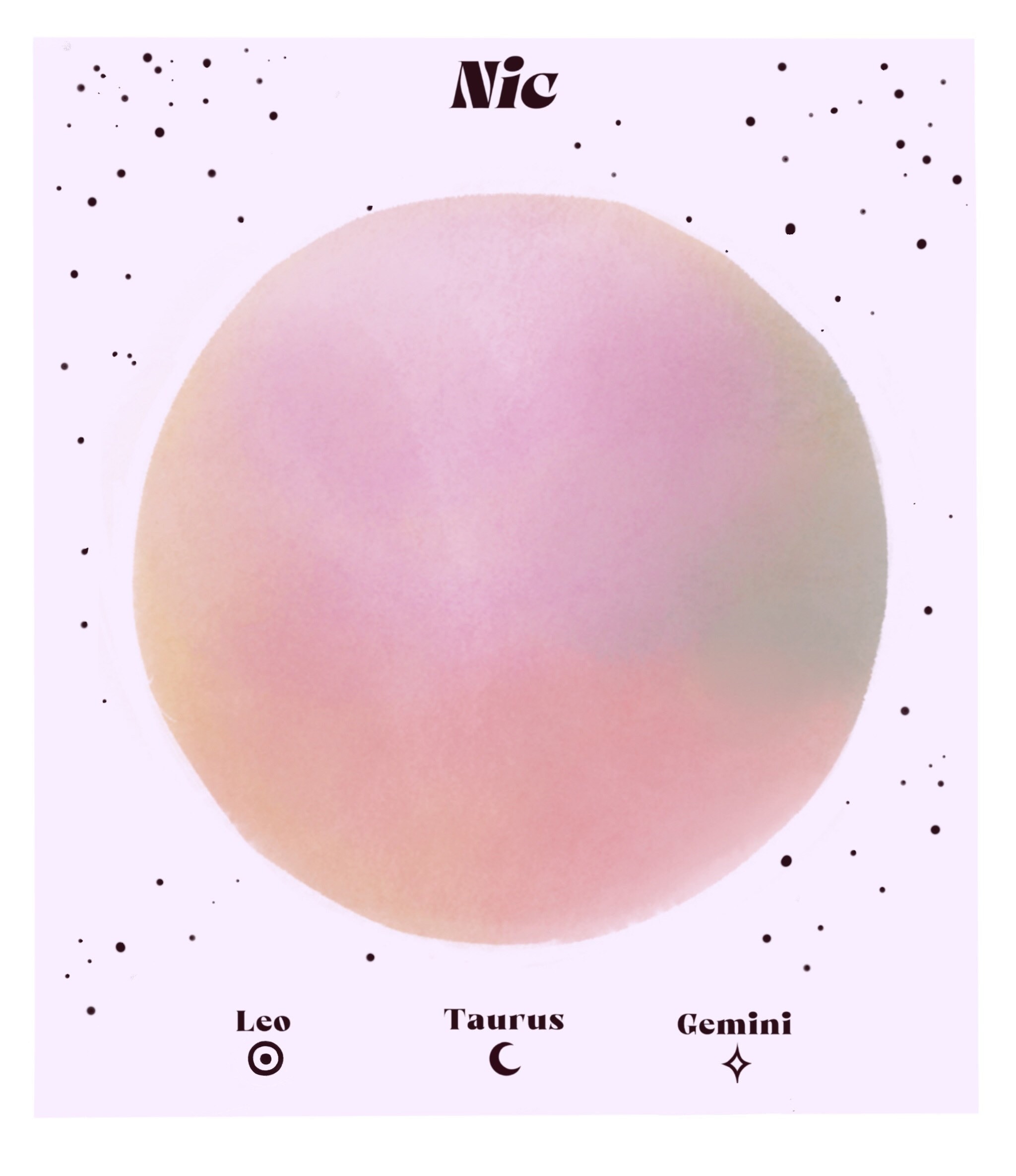 Astrology Portrait and Color Palette Reading: Personalized Commission ...