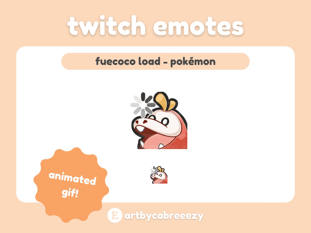Animated Fuecoco Load - Pokémon - Twitch/discord Emote - Etsy
