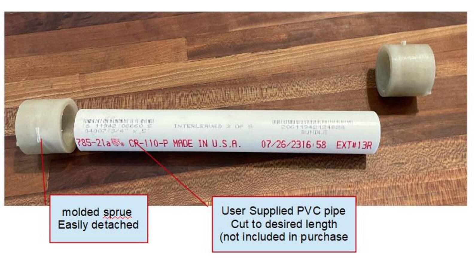Power Coupler 3/4 PVC Pipe for Shopsmith 2024 Design - Etsy