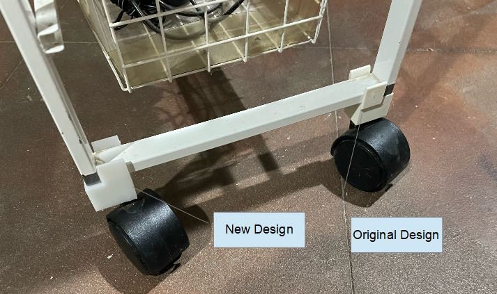 Elfa Caster Wheel Mount Clip - Etsy