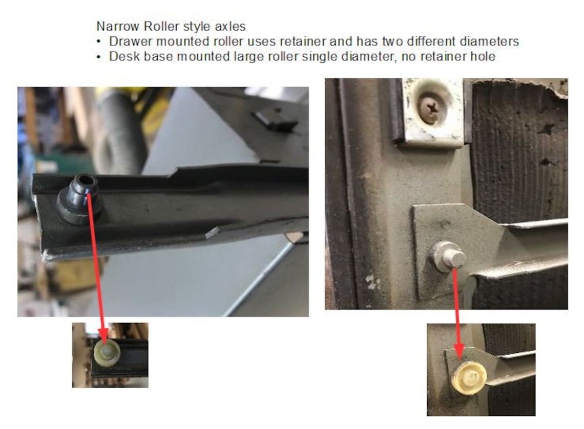 Steelcase Desk Narrow Style Roller Replacment Upgrade - Etsy