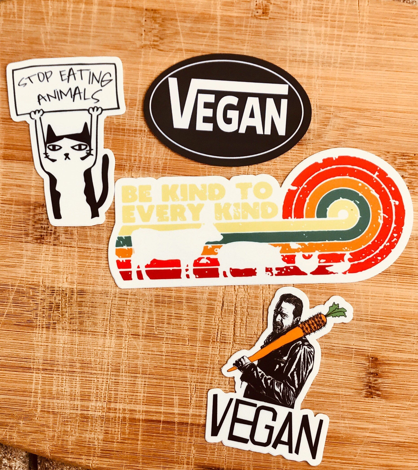 Vegan Activism Laptop Sticker. Stop Eating Animals Animals | Etsy