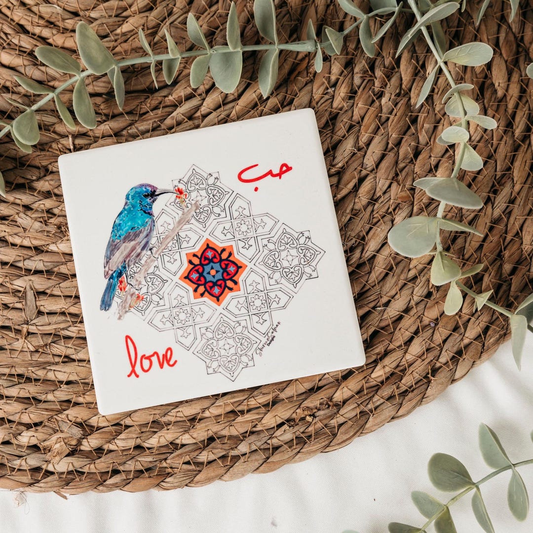 Love Coaster I Ceramic I Mug Holder Iceramic Coaster I House Warming ...