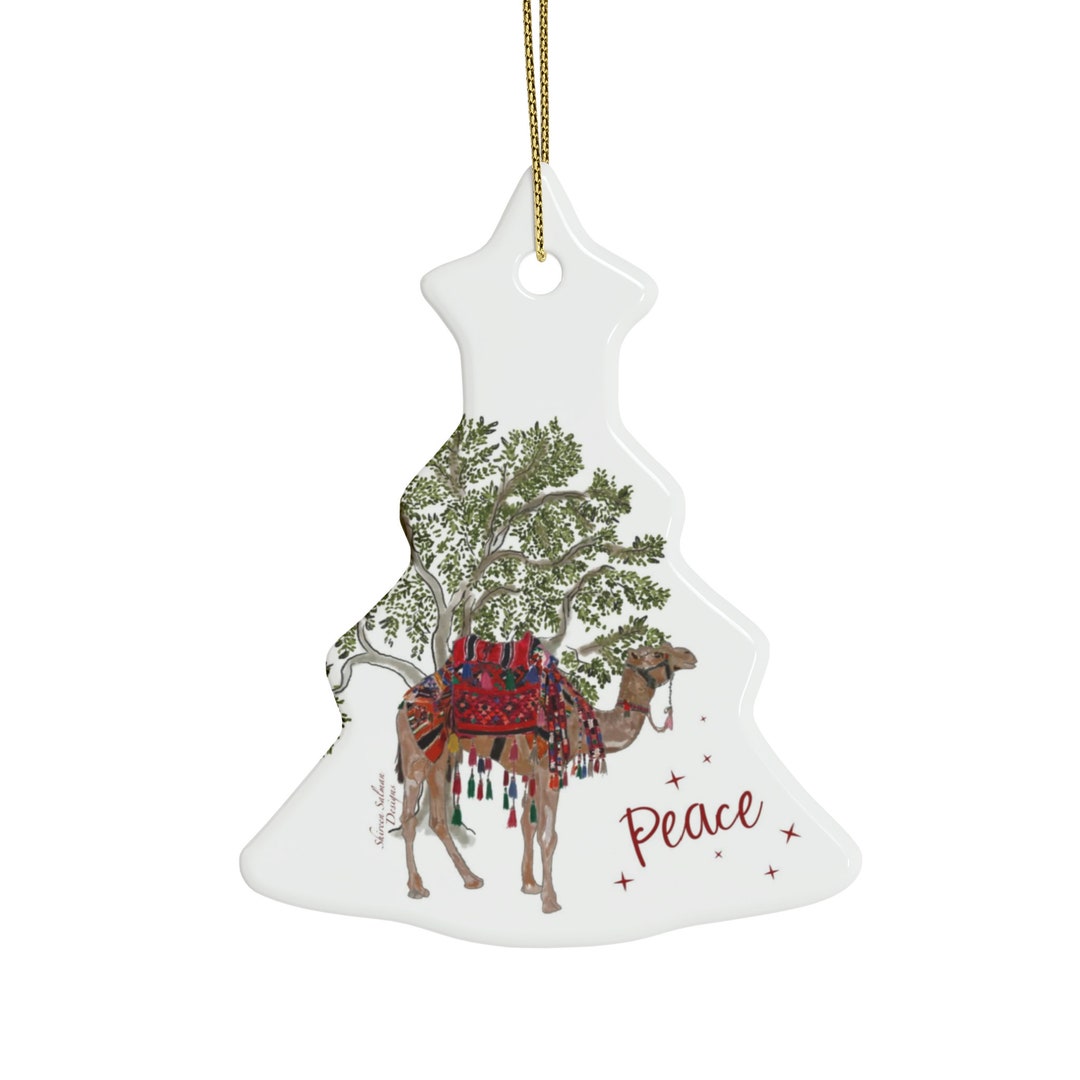 Peace Ceramic Ornaments , Camel Ornament, Olive Tree Ornament ...