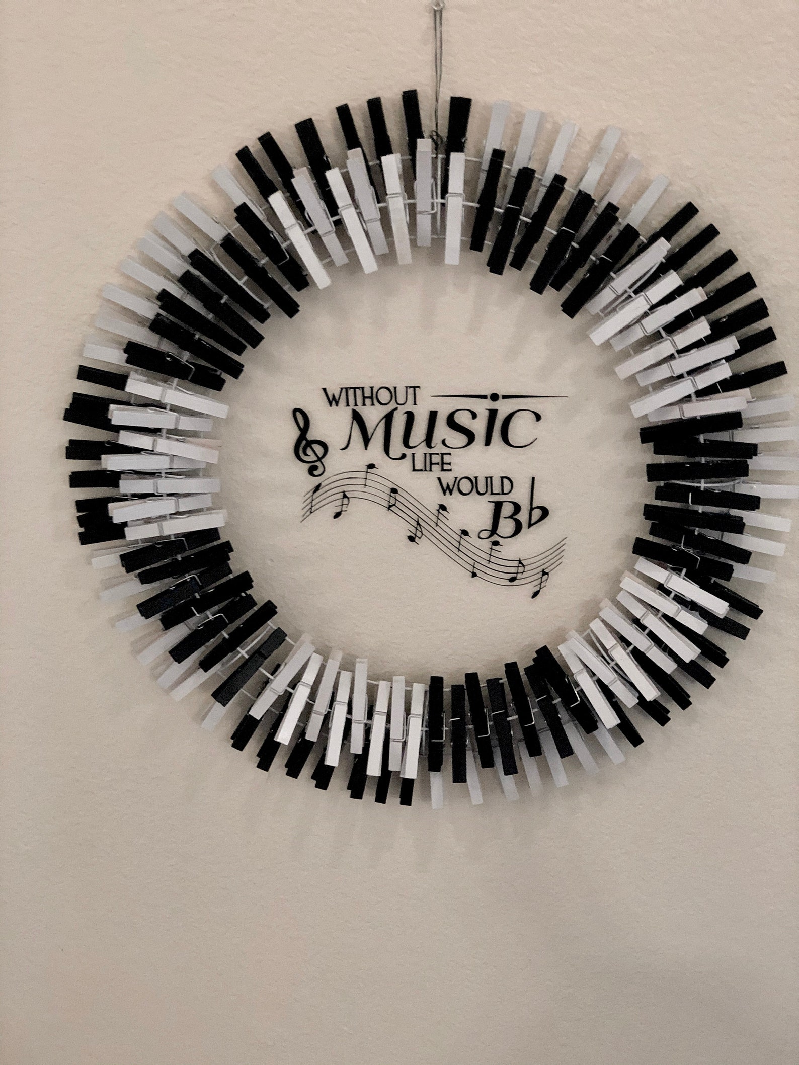 Music Wreath, Large Music Teacher Wreath, Music Lovers Wreath ...