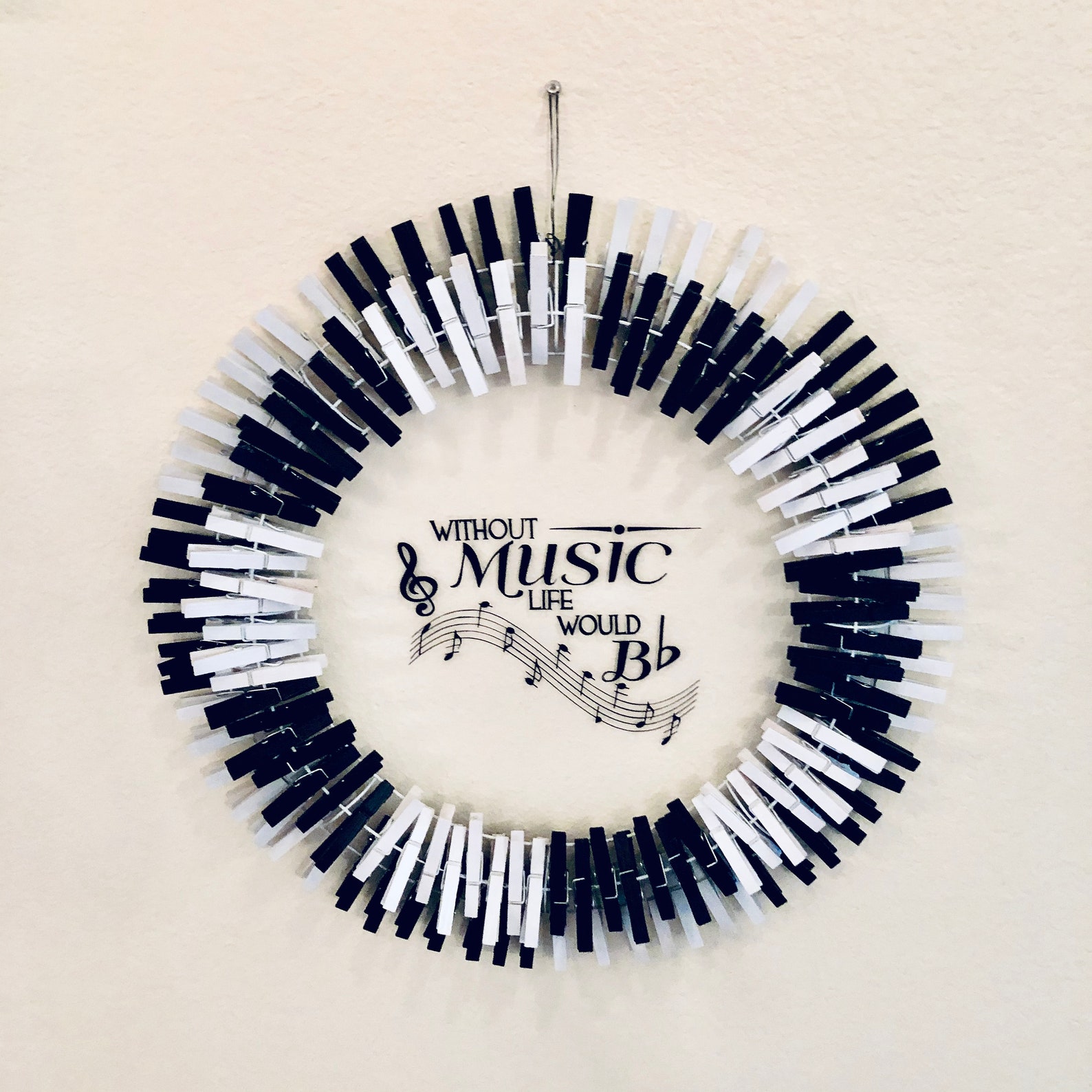 Music Wreath, Large Music Teacher Wreath, Music Lovers Wreath ...