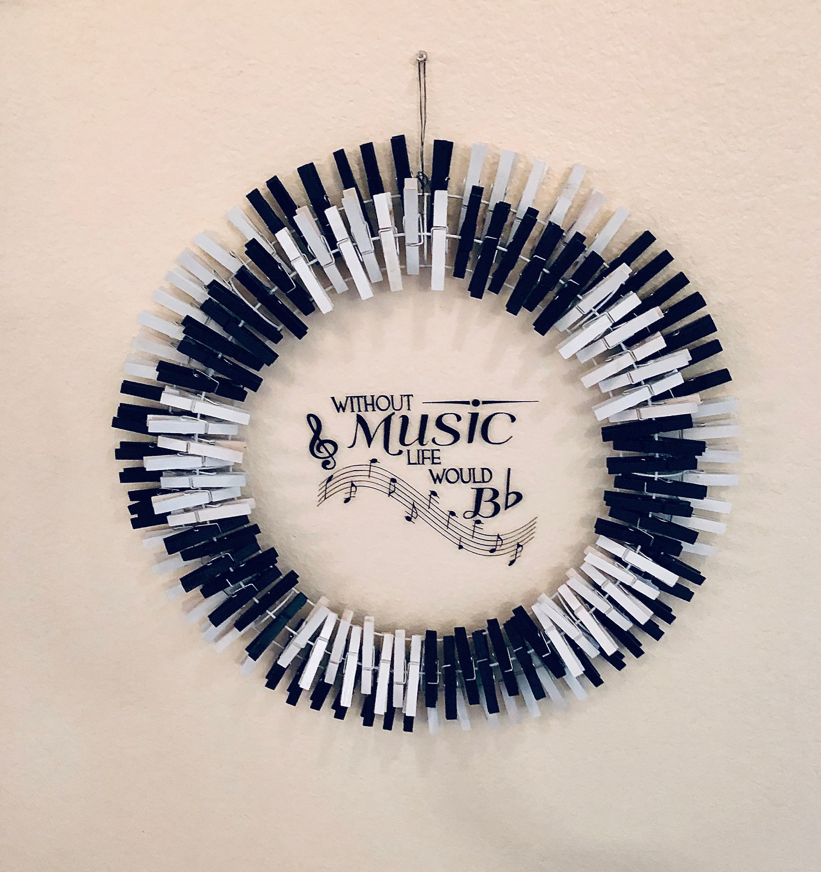 Music Wreath, Large Music Teacher Wreath, Music Lovers Wreath ...