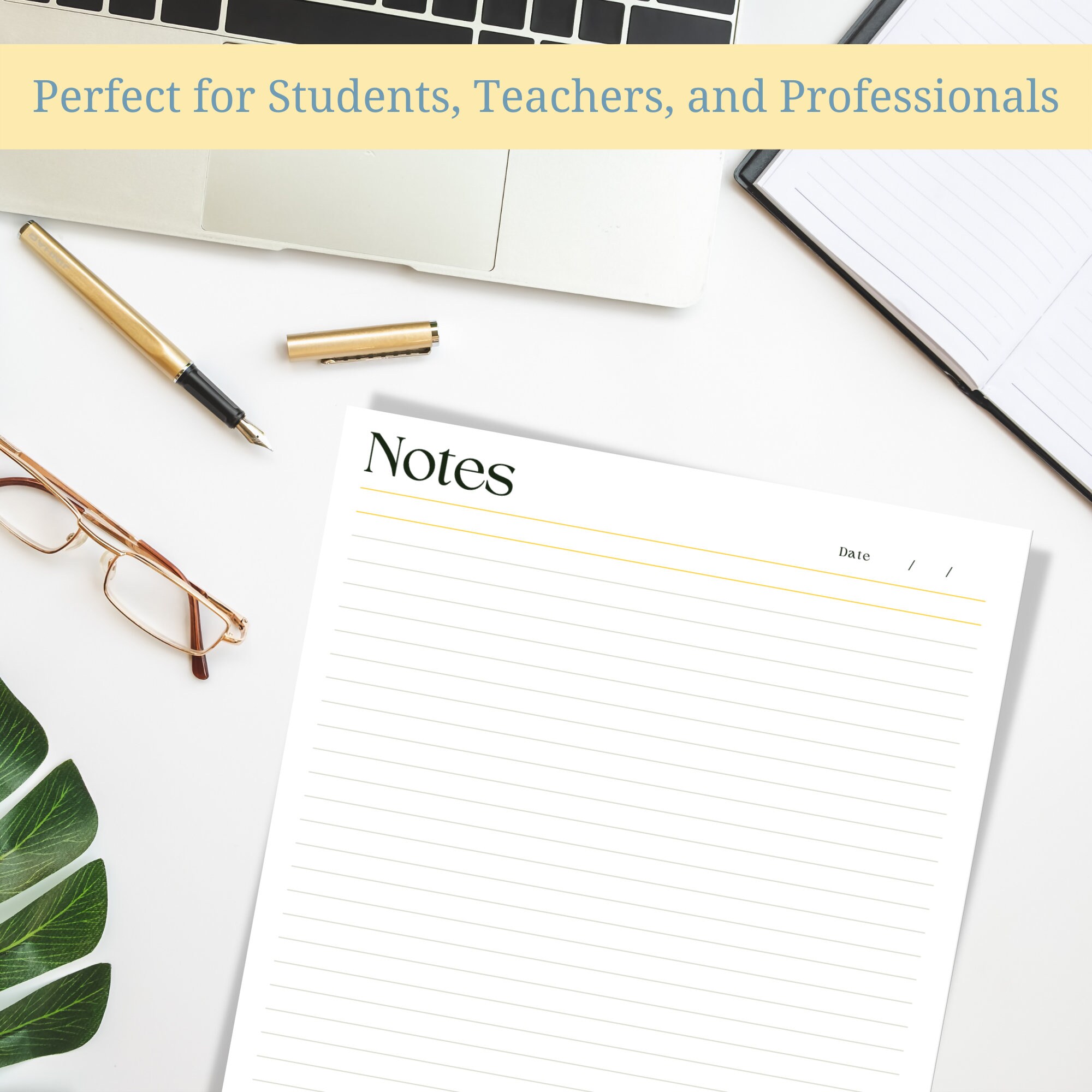 Printable Notes Sheets | Lined | Bullet | Grid | Brain Map Notes | PDF ...
