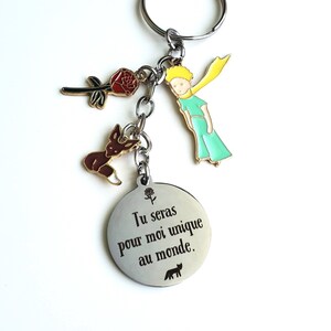 The Little Prince Laser Engraved Keychain - Enamel Keychain - Le Petit ...