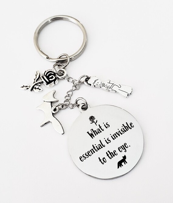 The Little Prince Keychain What is Essential is Invisible to | Etsy