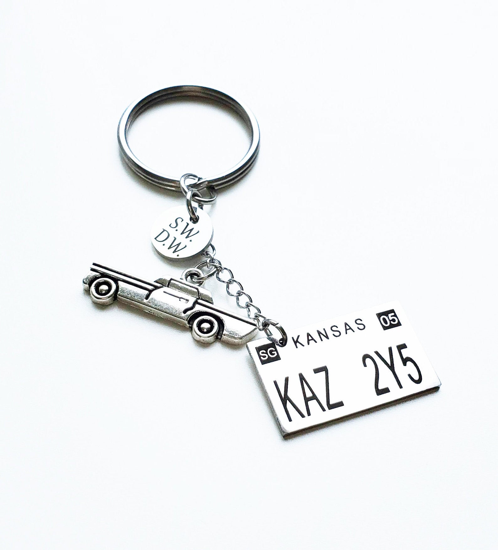 Supernatural Keychain Sam Winchester Dean Winchester | Etsy