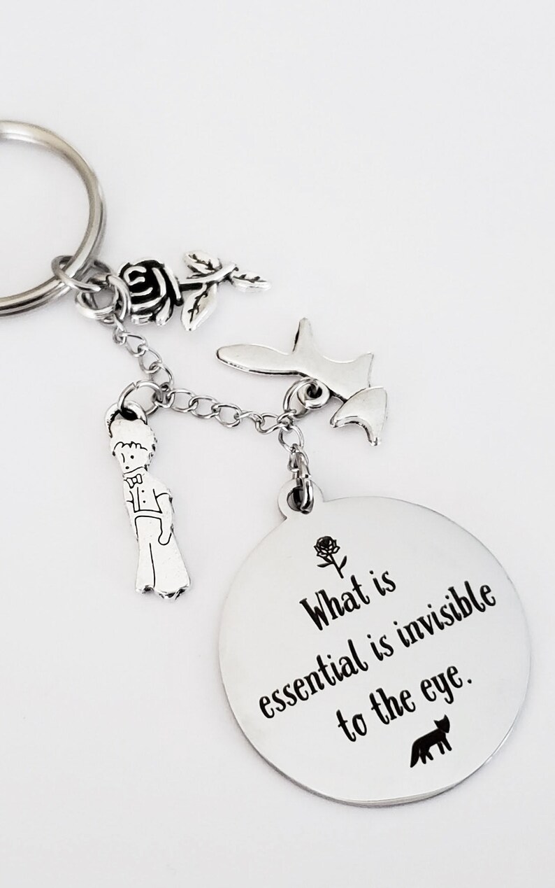 The Little Prince Keychain What is Essential is Invisible to | Etsy