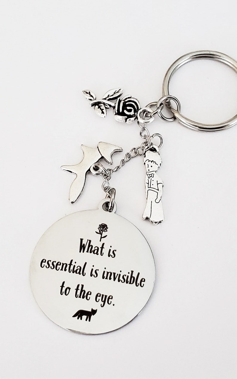 The Little Prince Keychain What is Essential is Invisible to | Etsy