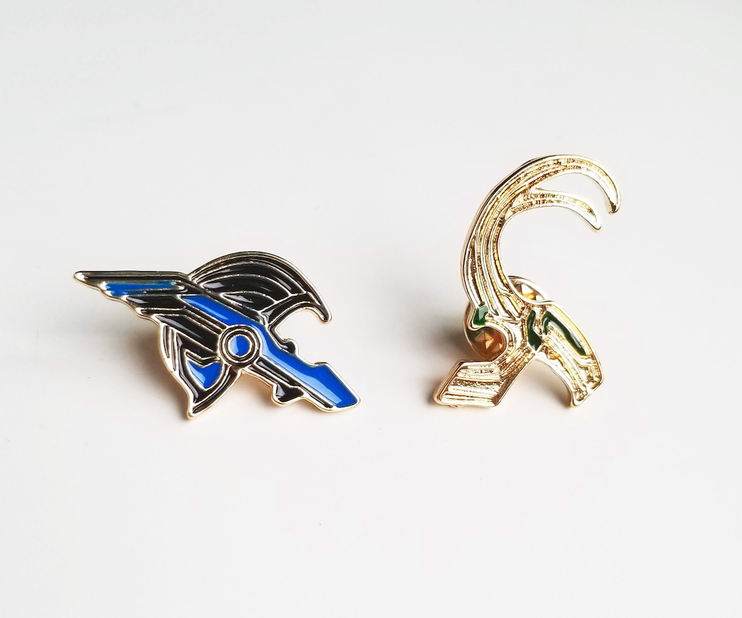 Thor Pin Loki Pin Marvel Thor Helmet Pin Loki Helmet Pin Brooch - Etsy