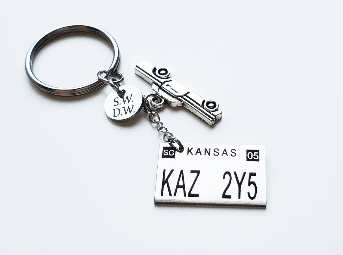 Supernatural Keychain Sam Winchester Dean Winchester | Etsy