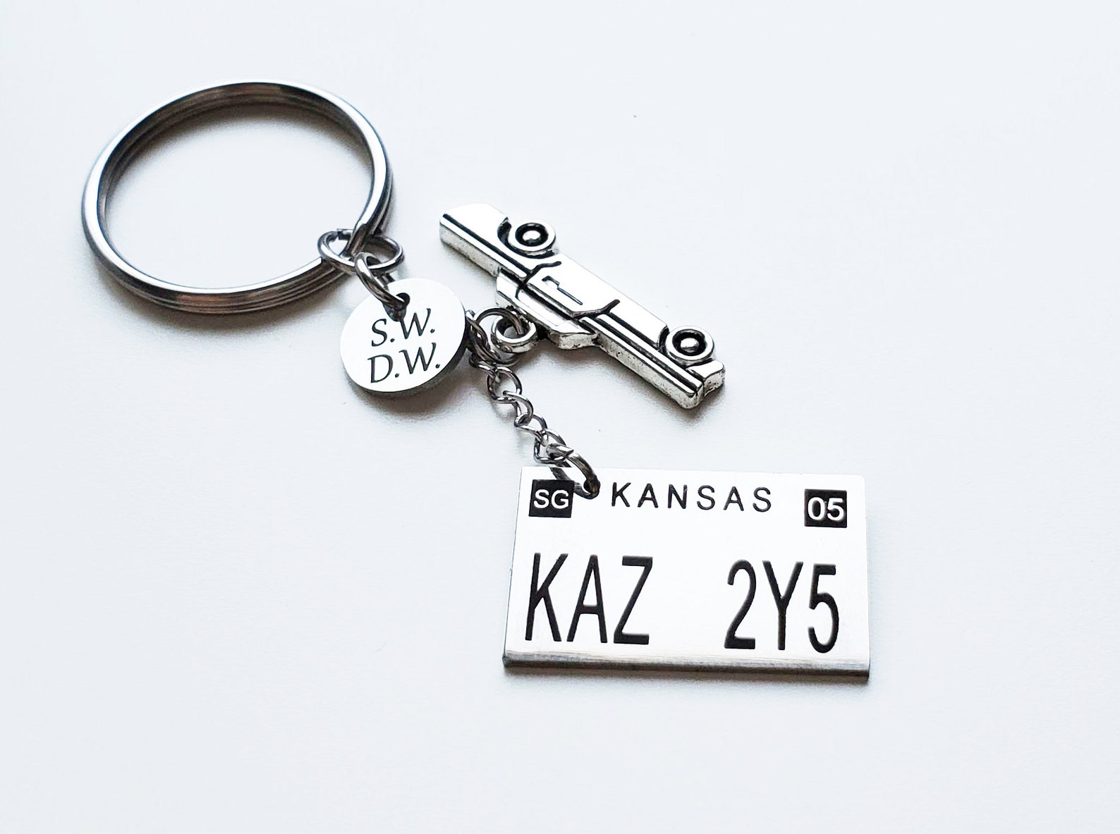 Supernatural Keychain Sam Winchester Dean Winchester | Etsy