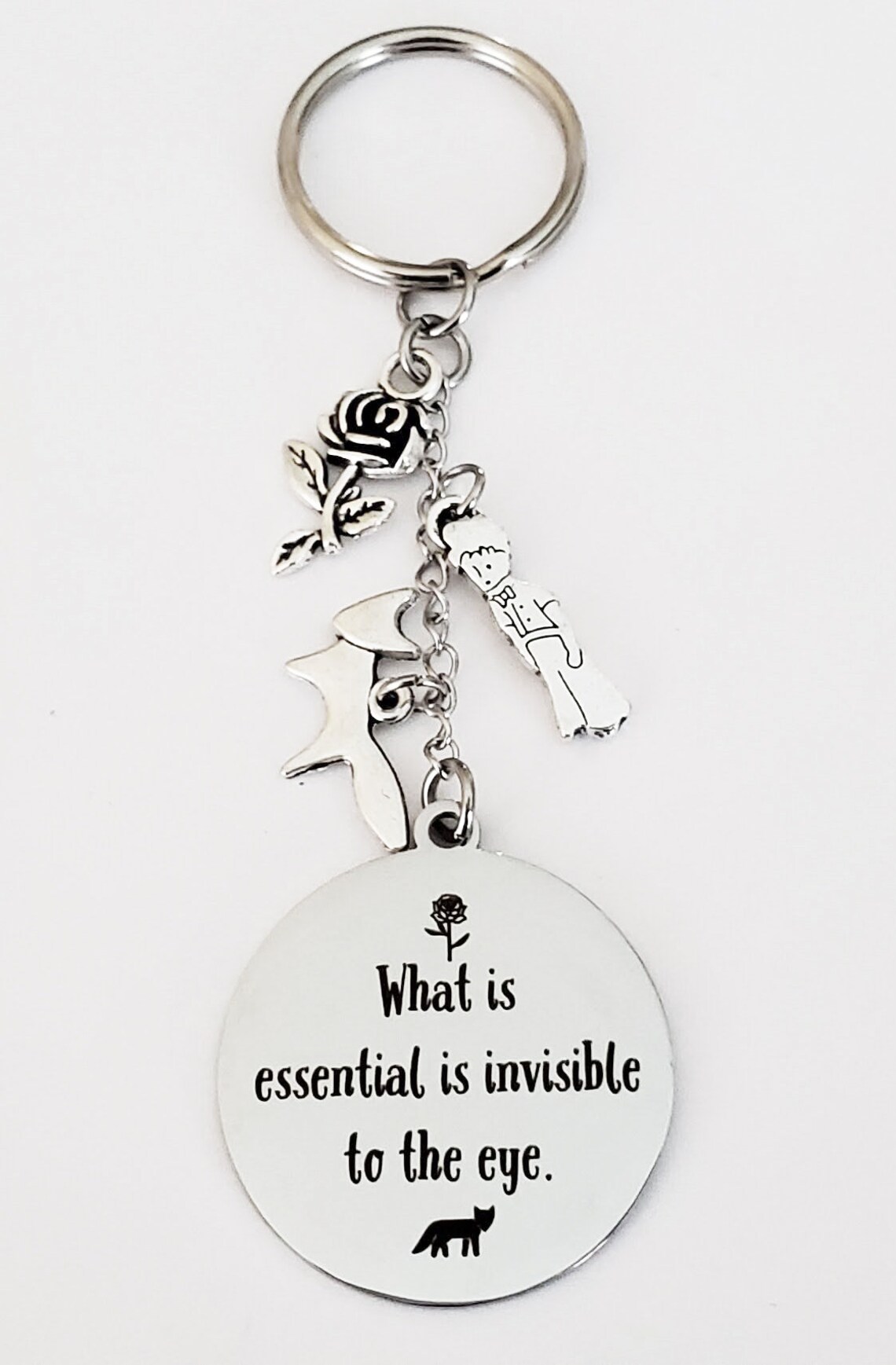 The Little Prince Keychain What is Essential is Invisible to - Etsy