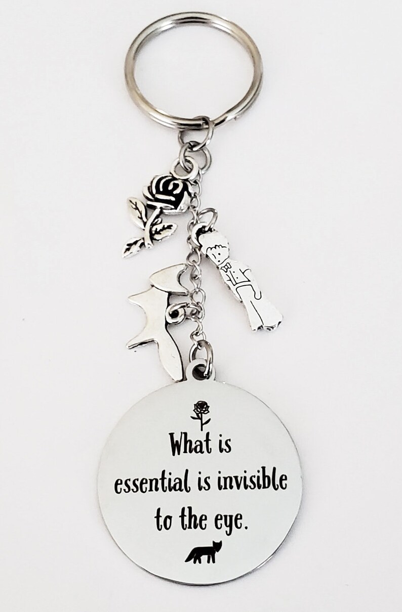 The Little Prince Keychain What is Essential is Invisible to | Etsy