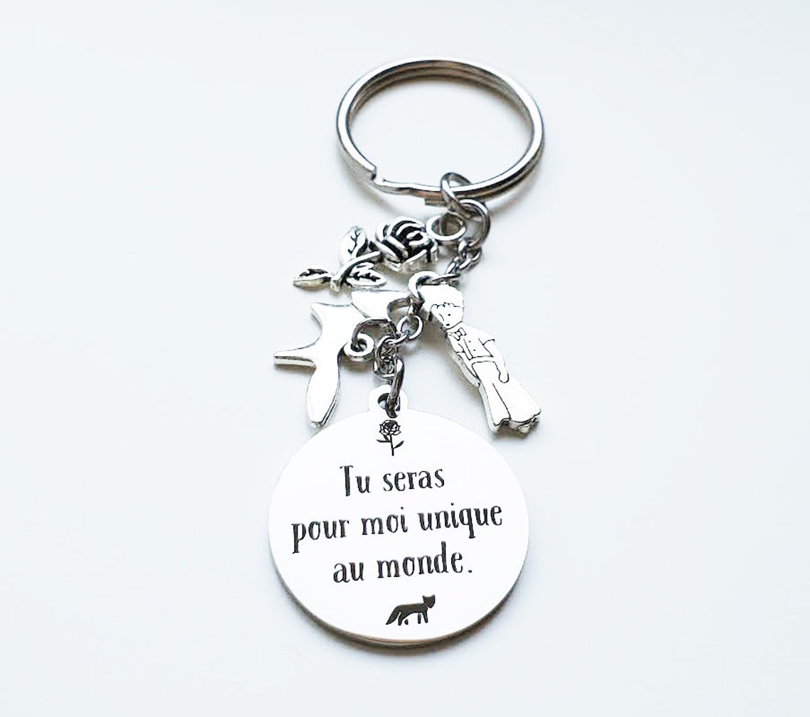 The Little Prince Keychain Tu Seras Pour Moi Unique Au Monde - Etsy