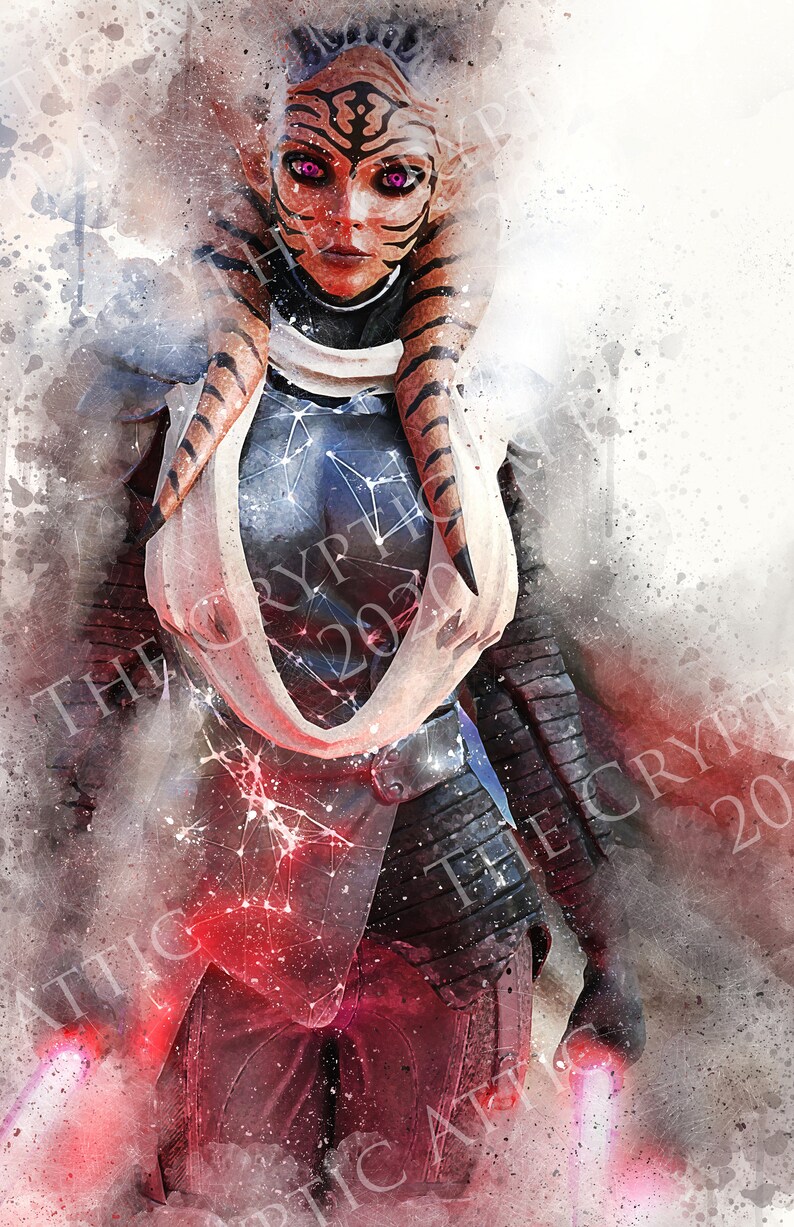 Alien Warrior Star Wars Inspired Art Wall Poster Science | Etsy