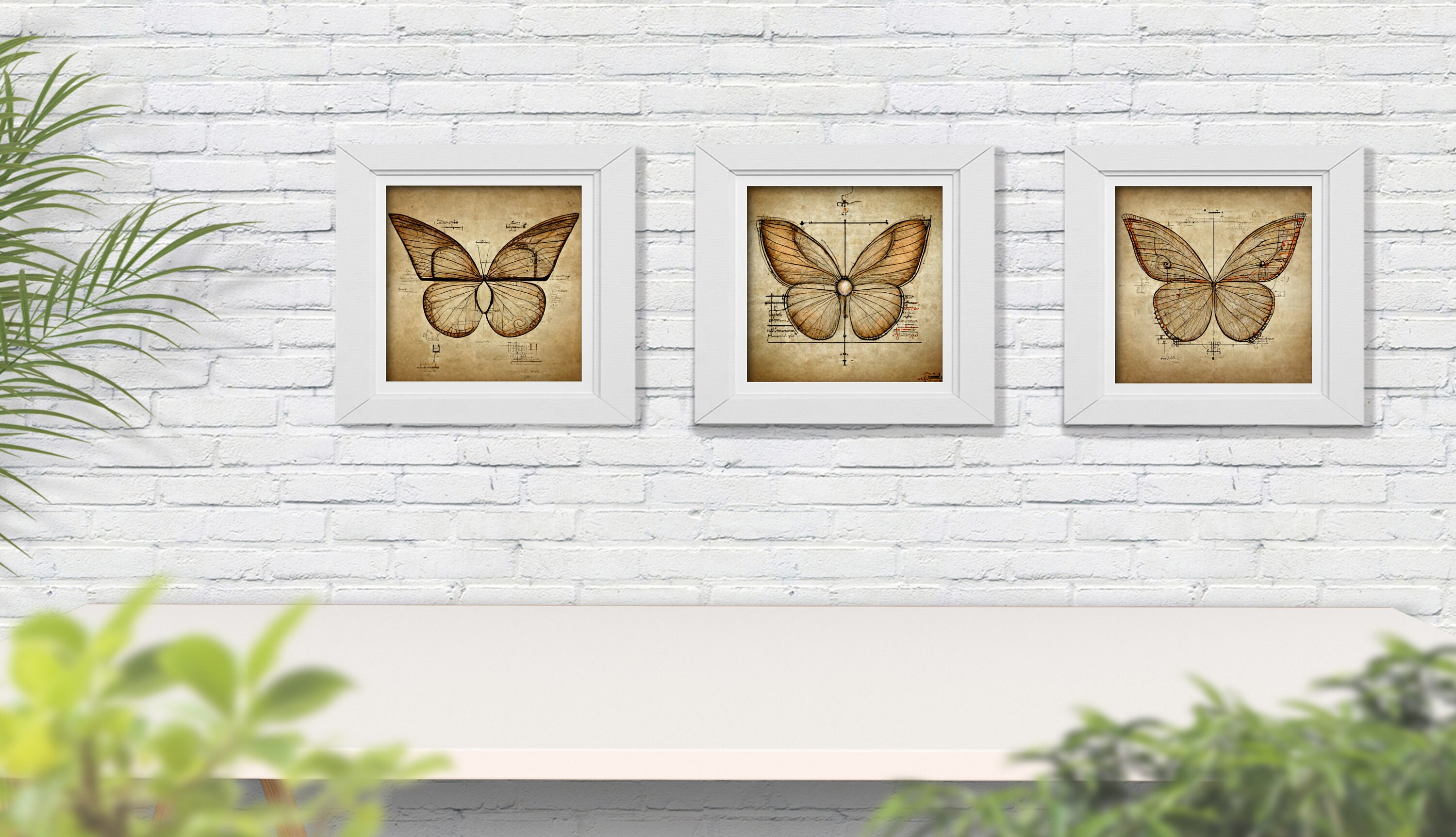 Anatomy of a Fairy- 3 X AI Generated Artworks - Vintage Davinci Style ...