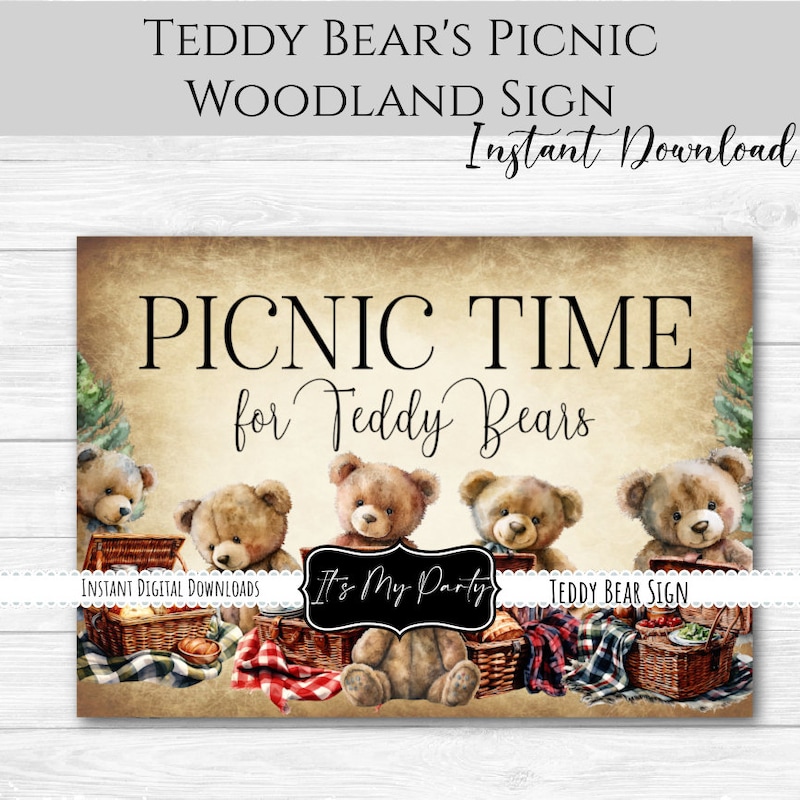 Teddy Bear Picnic - Etsy