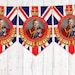 Vintage Style Union Jack Platinum Jubilee Queen Elizabeth Bunting ...