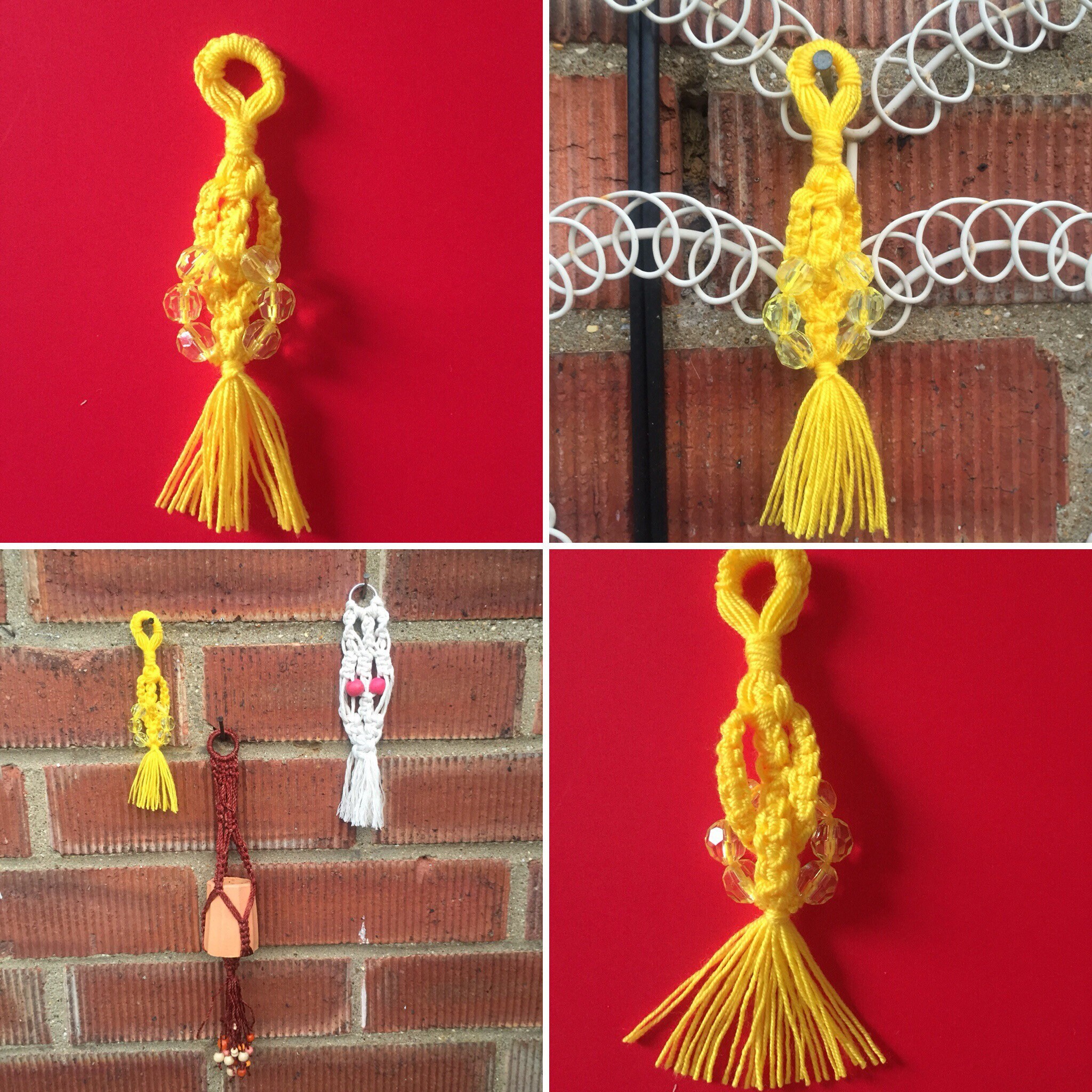 Macrame PDF Key Ring Pattern Mini Macrame Key Ring PDF - Etsy UK