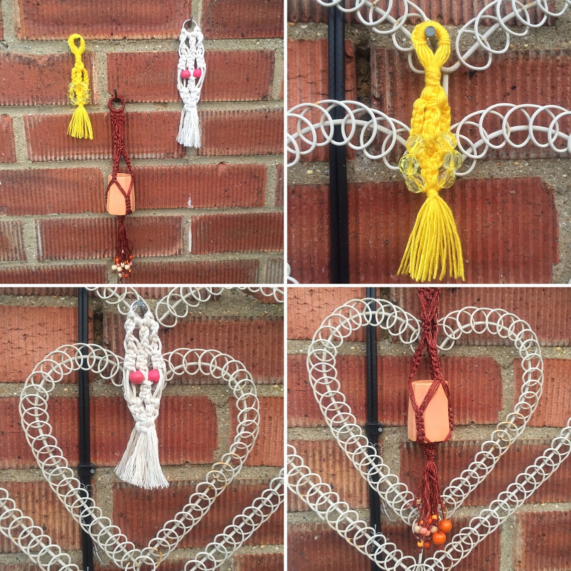 Macrame PDF Key Ring Pattern Mini Macrame Key Ring PDF | Etsy UK