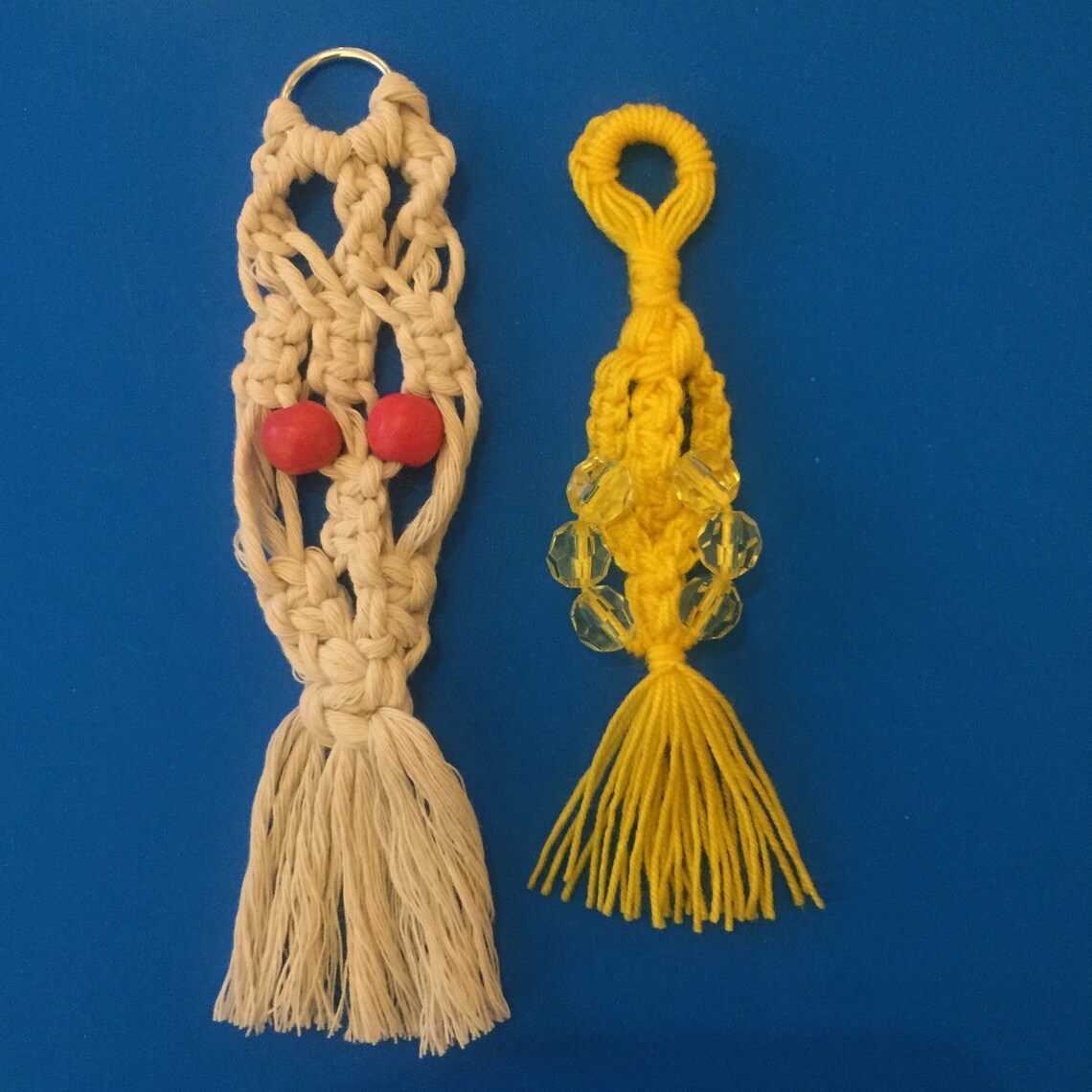 Macrame PDF Key Ring Pattern Mini Macrame Key Ring PDF - Etsy UK
