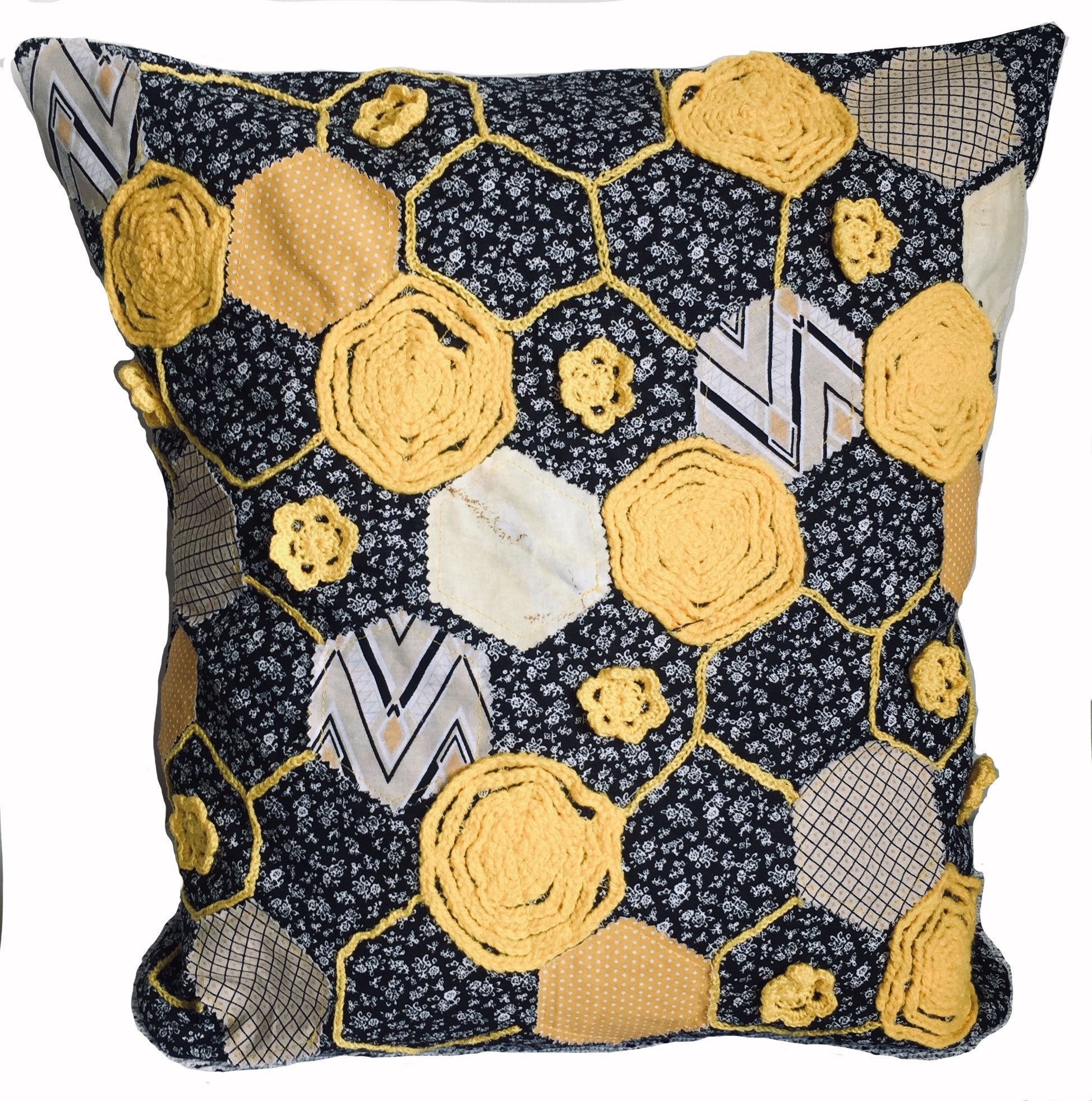 Bee Bee Hive and Honeycomb Sewing Applique Pattern Flower - Etsy UK