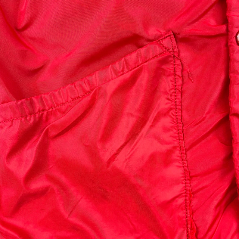 Red 70s Russell Softball Patch Coach Jacket - Etsy