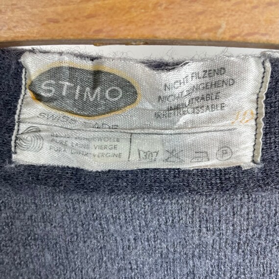 Stimo Wool Gray Cardigan Sweater - Gem