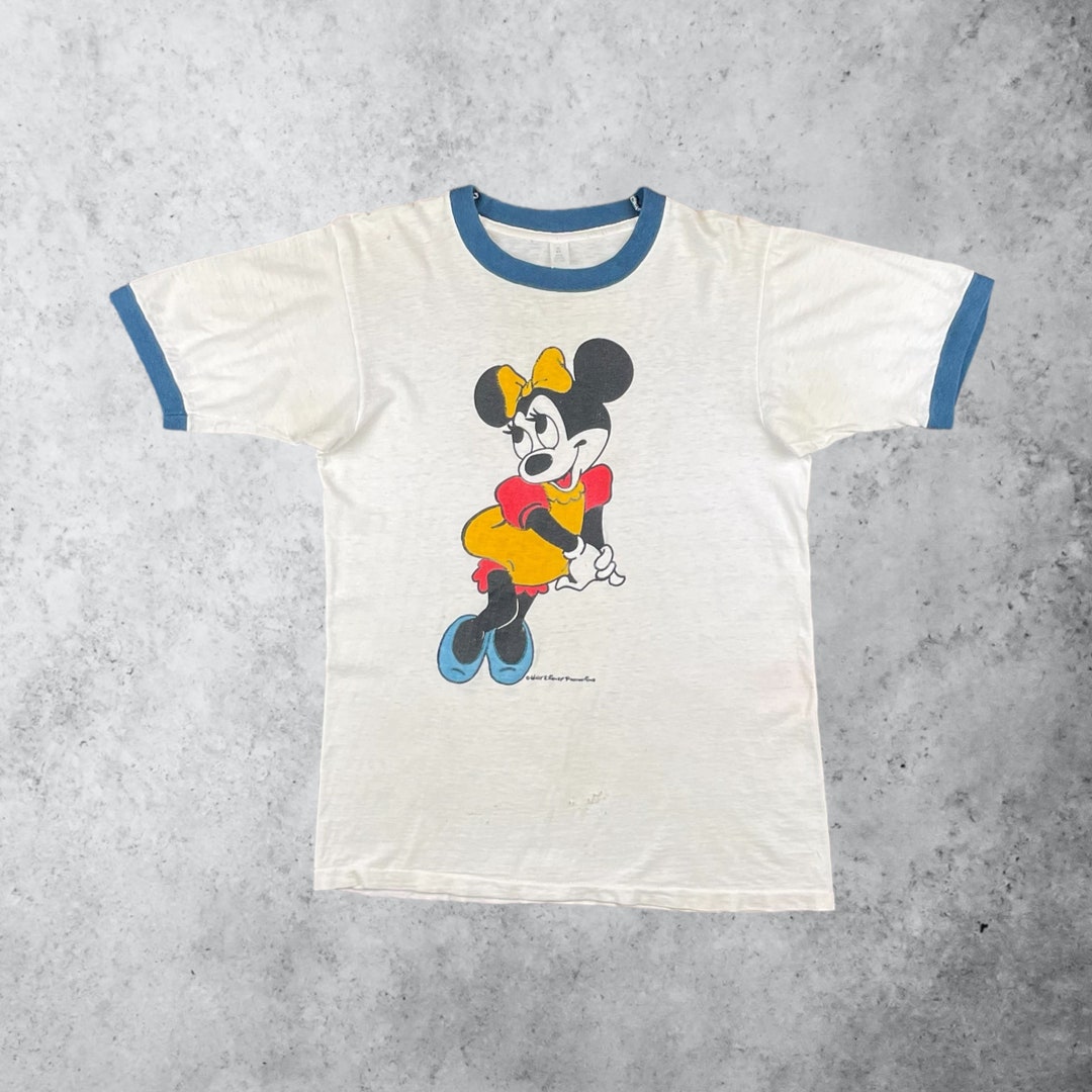 Minnie Mouse Disney Ringer T Shirt - Etsy