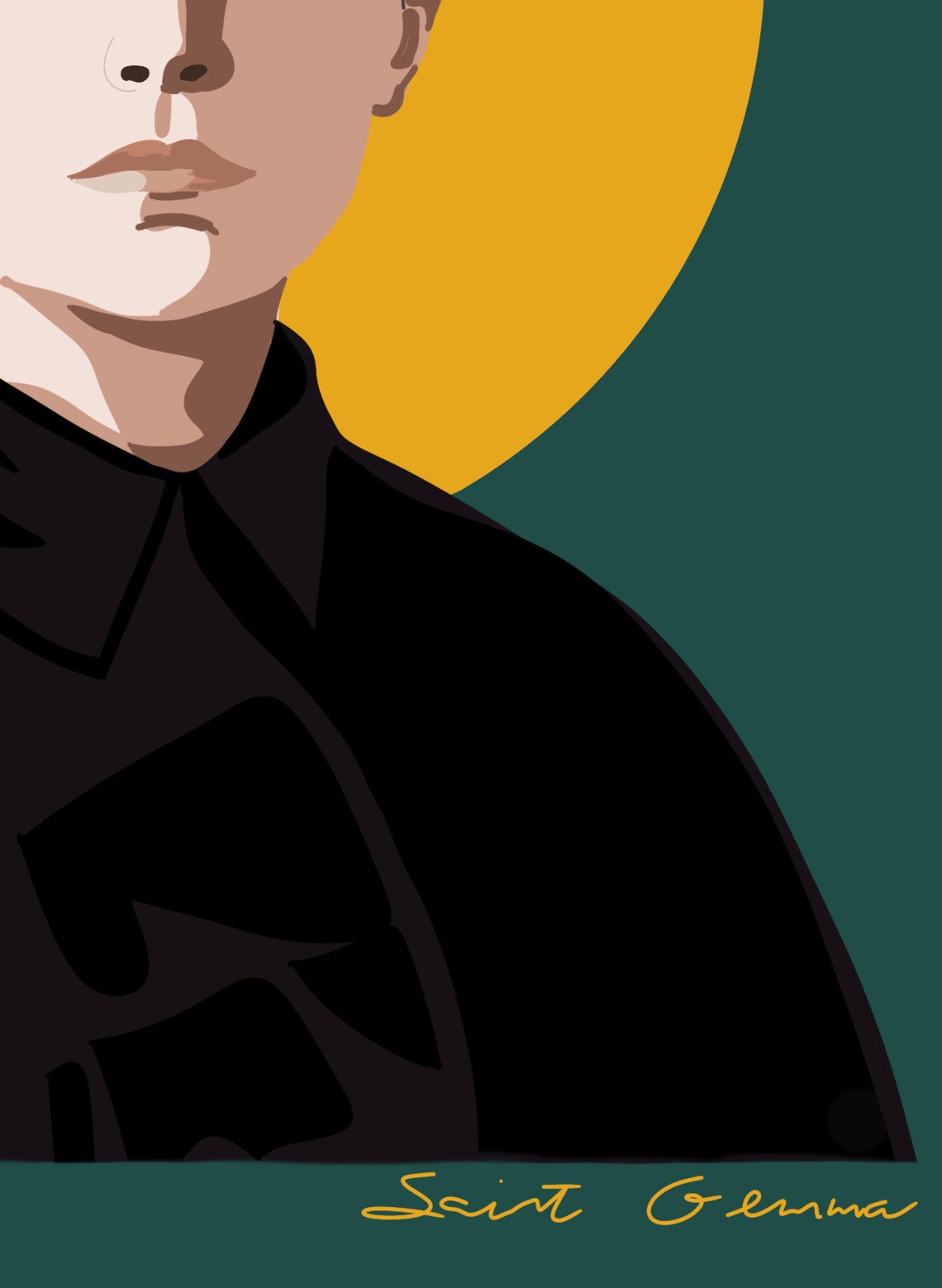 Saint Gemma Galgani Fine Art Print, Catholic Wall Art, Gifts for ...