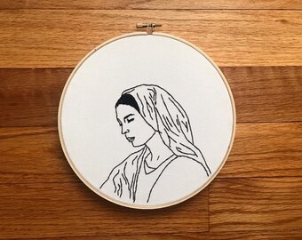 Virgin Mary Line Art - Etsy