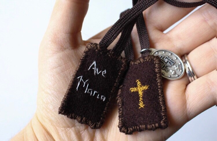 DIY Brown Scapular Kit, Catholic Scapular, Brown Scapular, Catholic ...