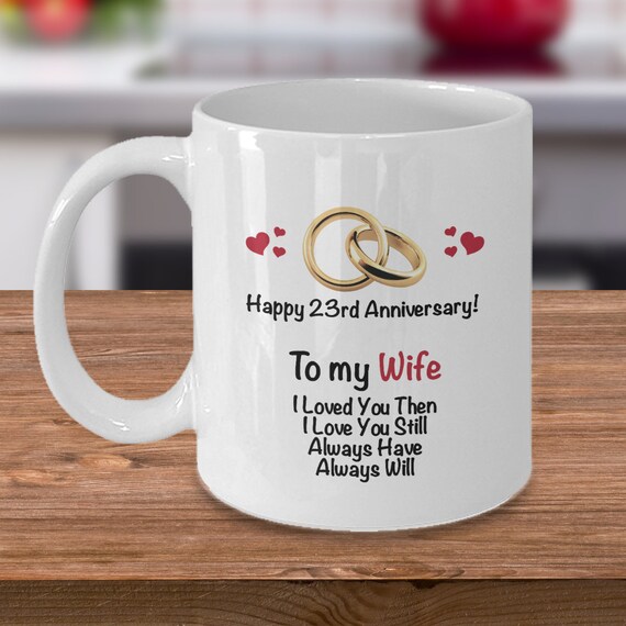 23rd Anniversary Gift Ideas For Wife 23rd Wedding Etsy