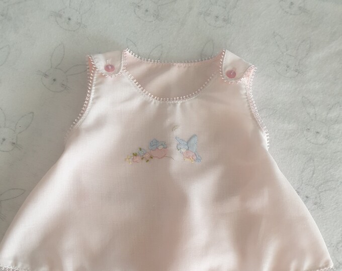 Pale Pink All-in-one for Baby Girl Newborn - Etsy
