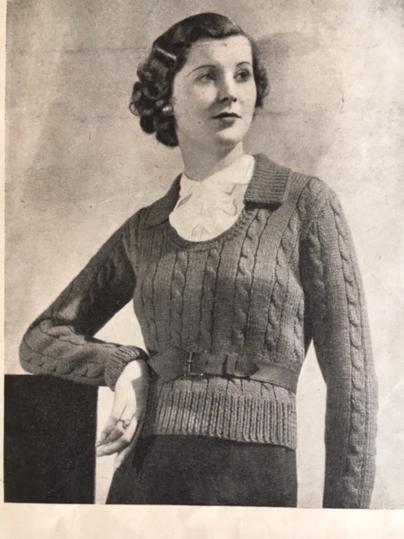 Weldon's Quick-to-knit Business Woollies Knitting Pattern Book PDF 30s ...