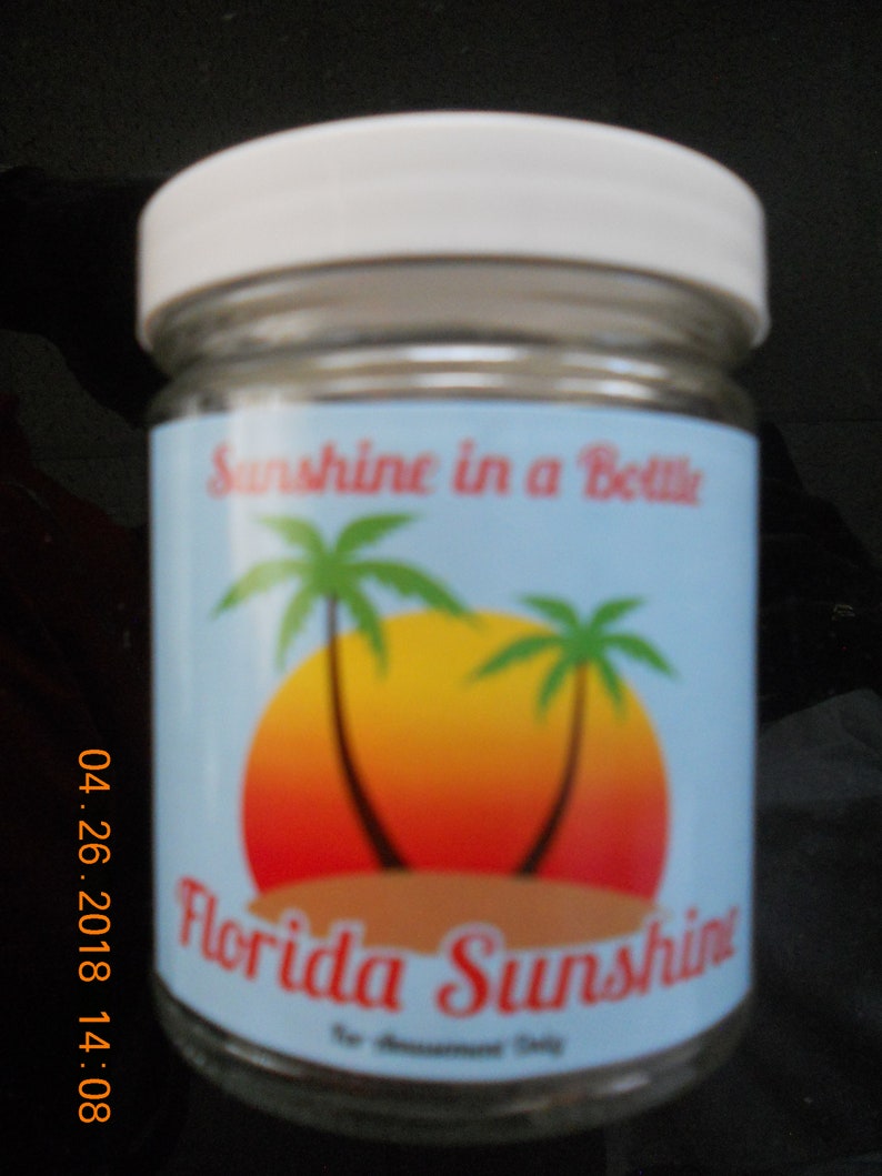 SUNSHINE IN A BOTTLE florida Sunshine | Etsy