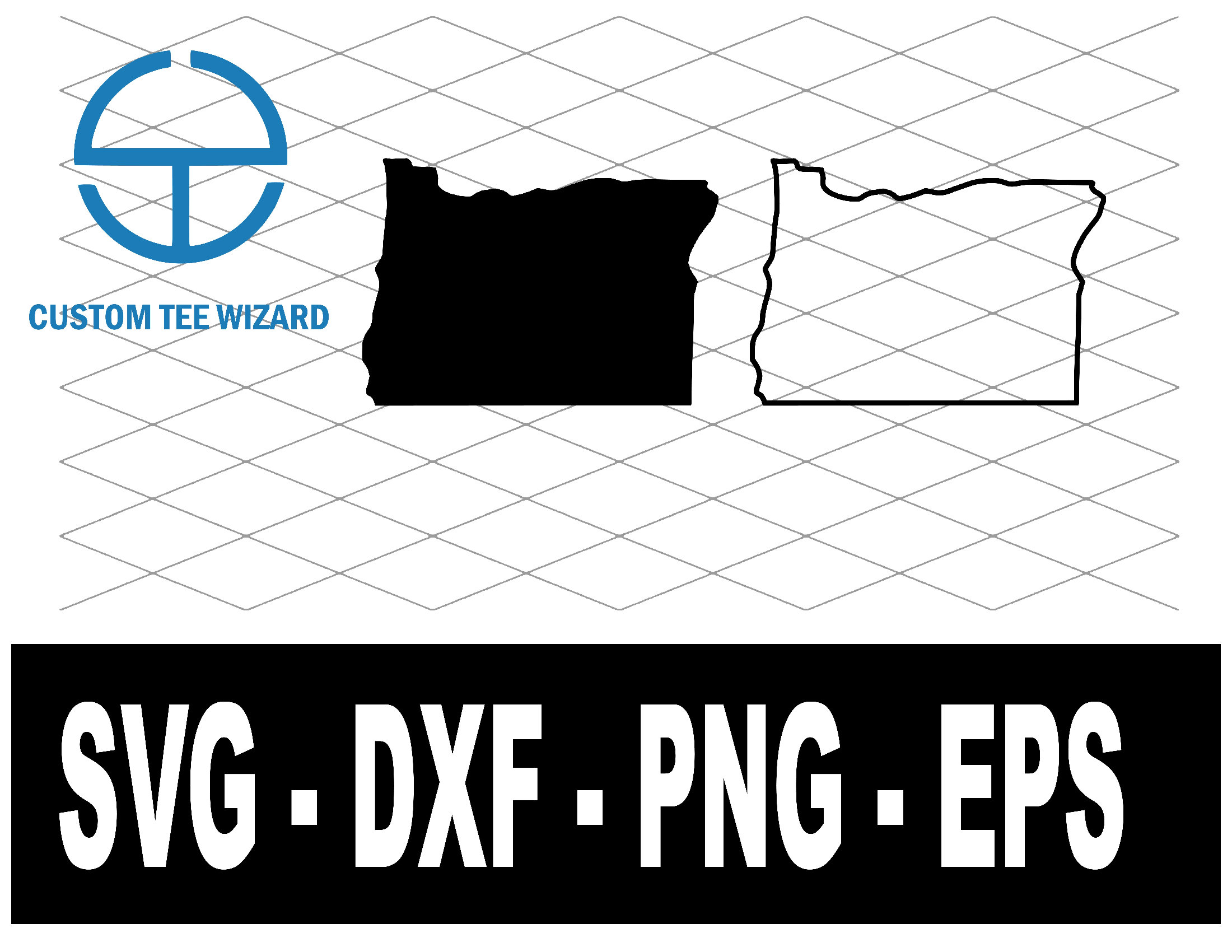 Oregon SVG File Oregon Cut File Oregon Map Shape Clip Art - Etsy
