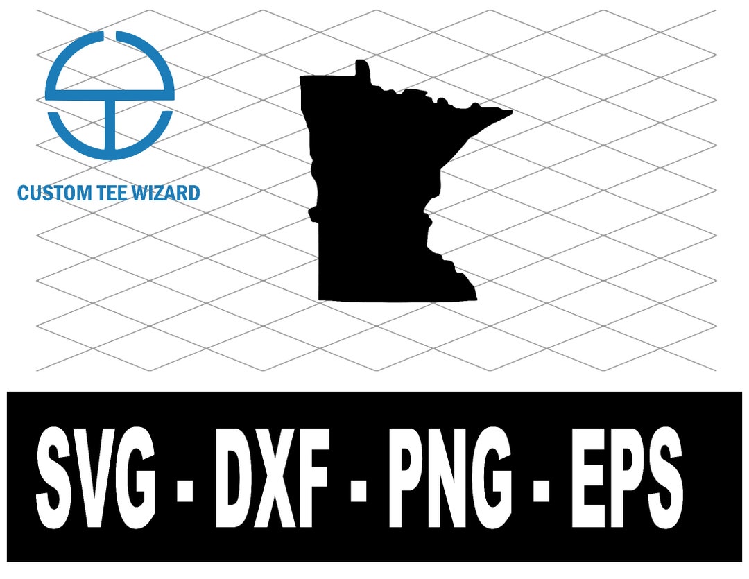 Minnesota SVG File | Minnesota Cut File | Minnesota Map Shape Clip Art ...