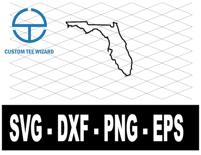 Florida SVG File | Florida Cut File | Florida Map Shape Clip Art ...