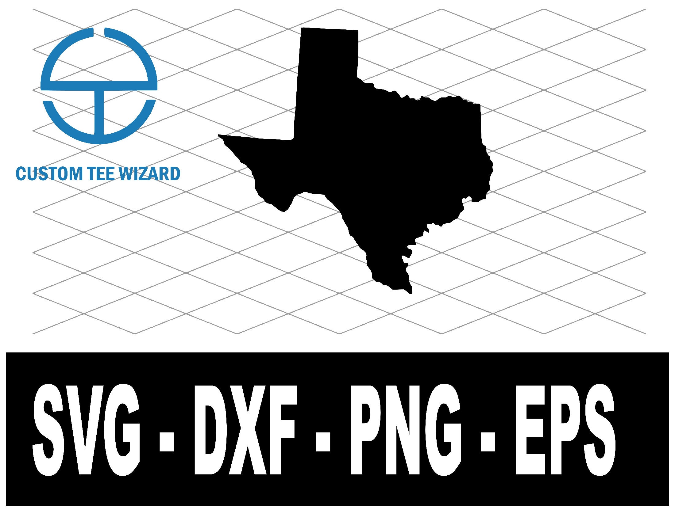 Texas SVG File Texas Cut File Texas Map Shape Clip Art United States of ...